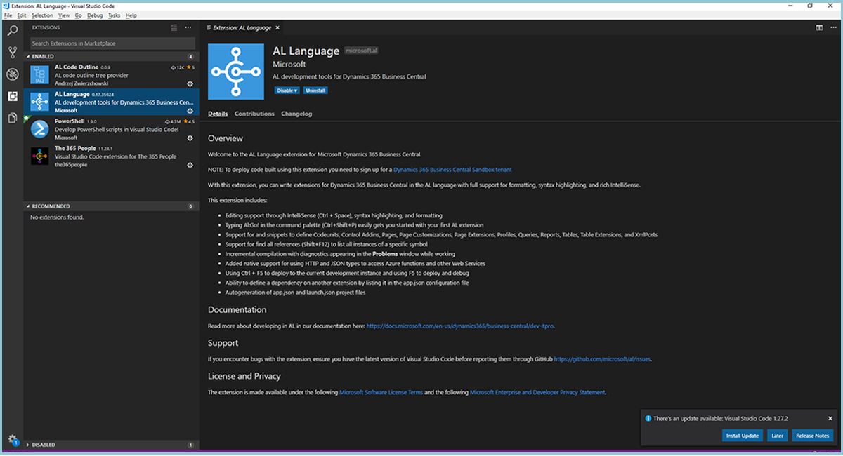 Dynamics 365 Business Central Development